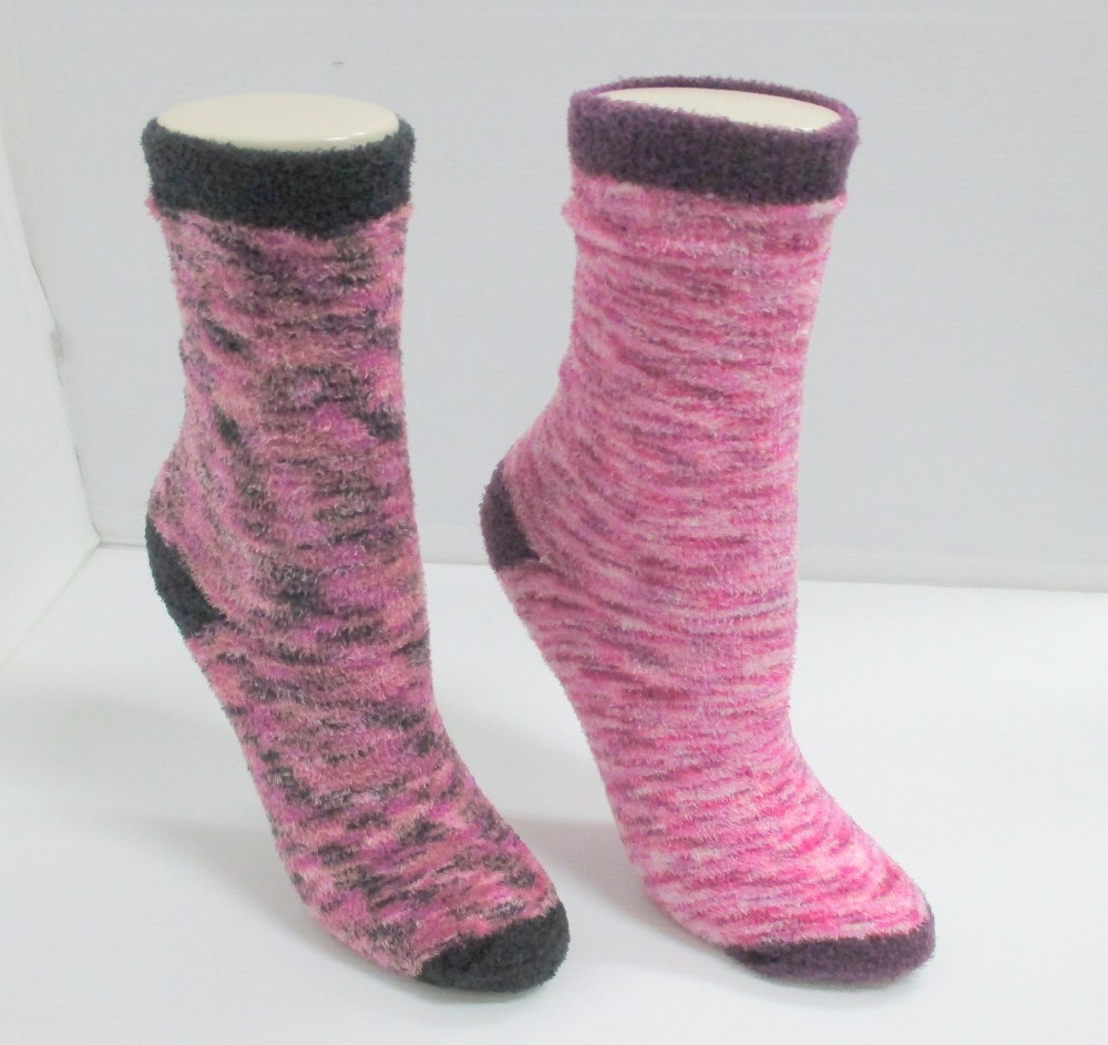 space dye warm fuzzy ankle socks FY20151127-7